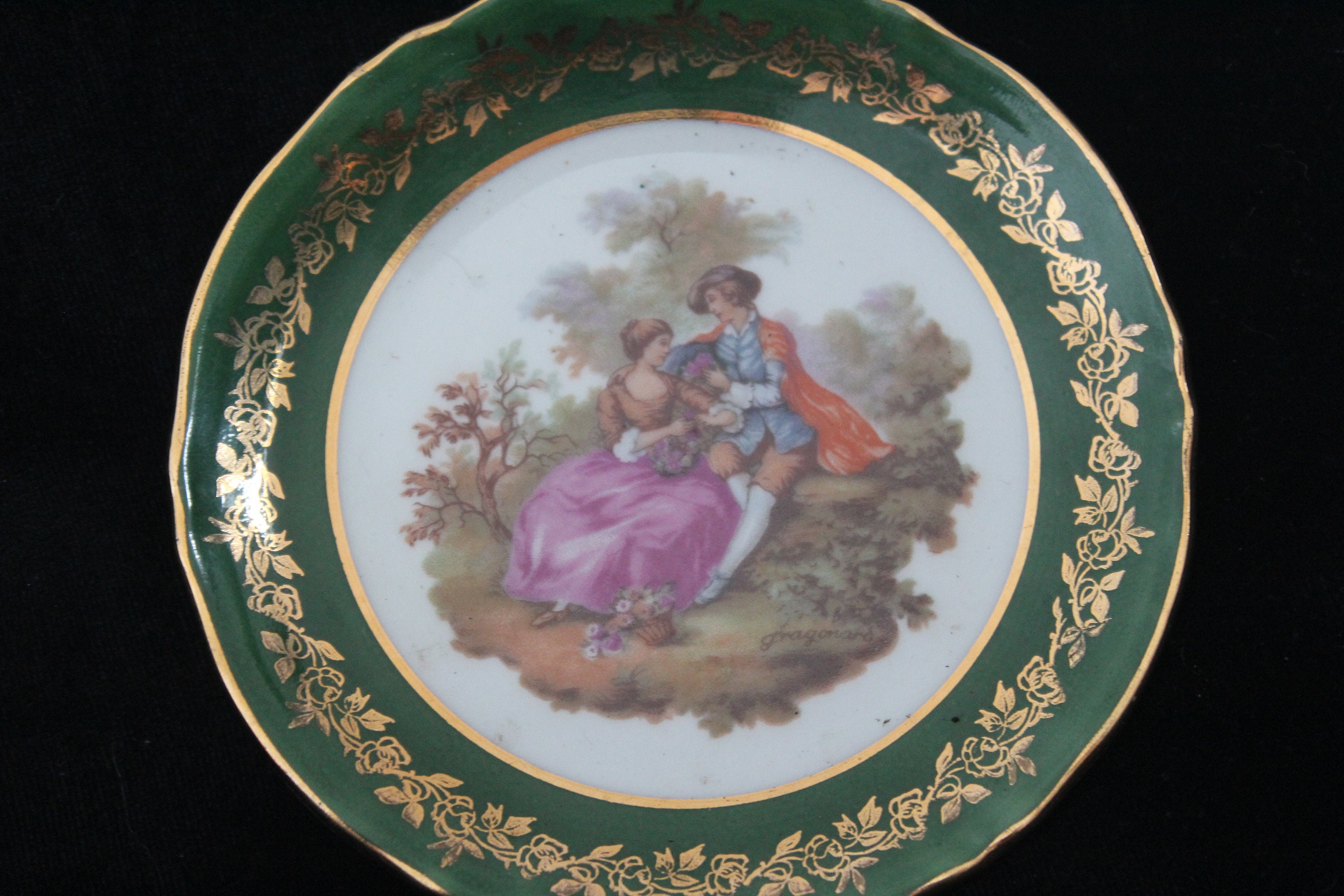 Set of Two Beautiful Limoges Porcelain Decorative Plates - Etsy