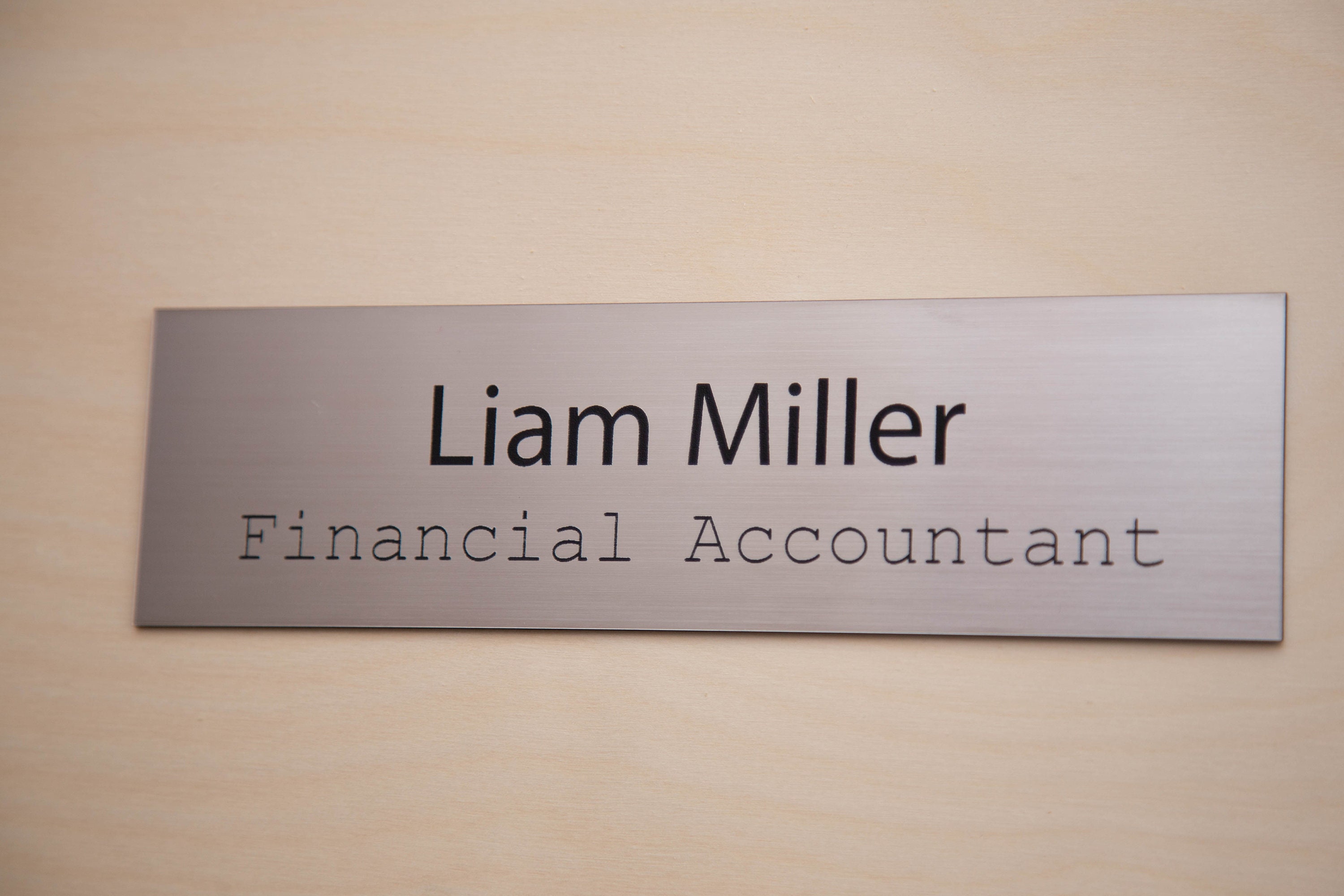 Custom Door Plaque Business Emblem. Golden Sign Custom Laser | Etsy