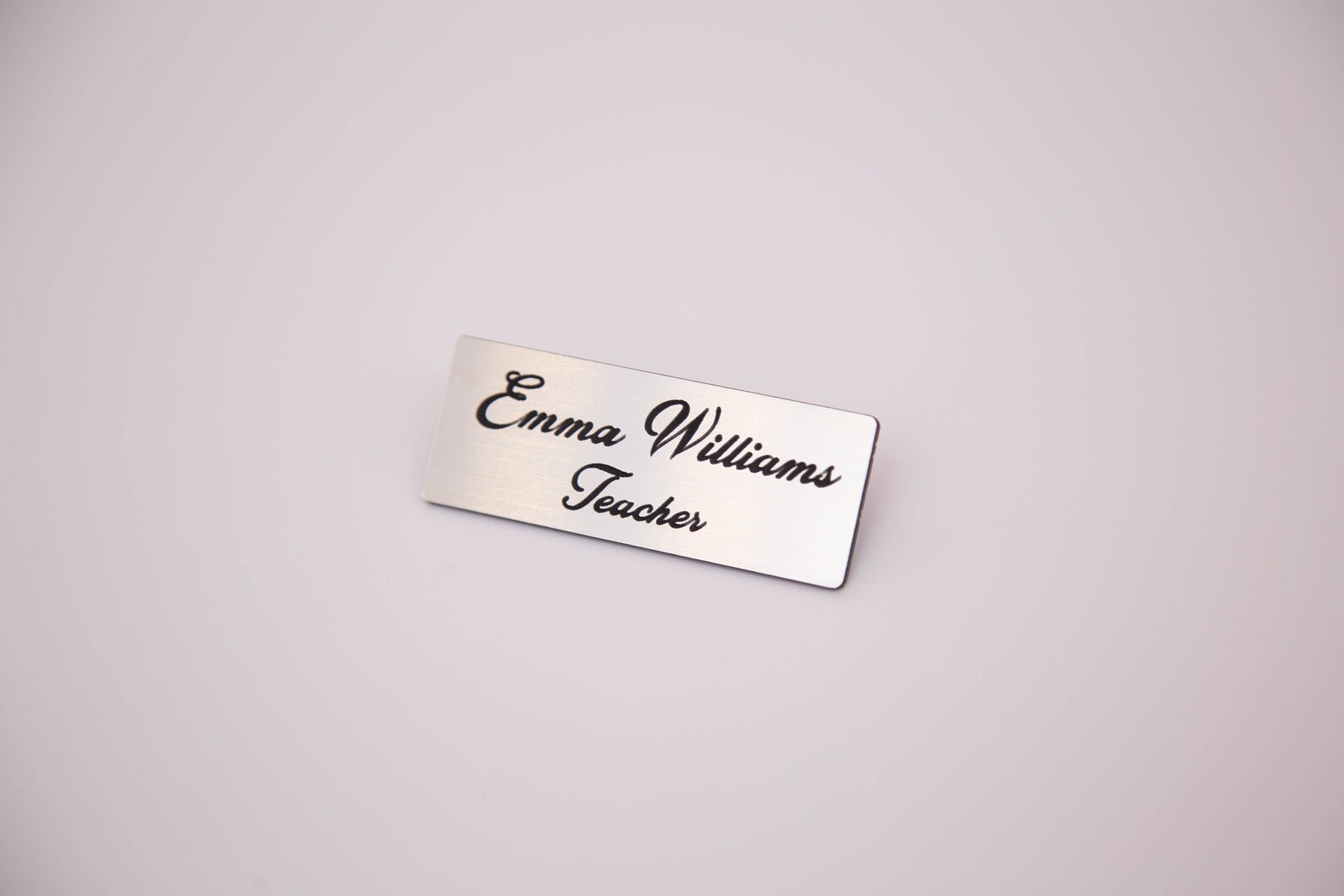 Golden Name Badge. Identification Badge Business Name Tag. - Etsy