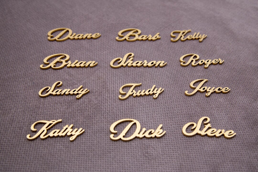 Beautiful Custom Place Cards, Wood Place Card, Wedding Place Names ...
