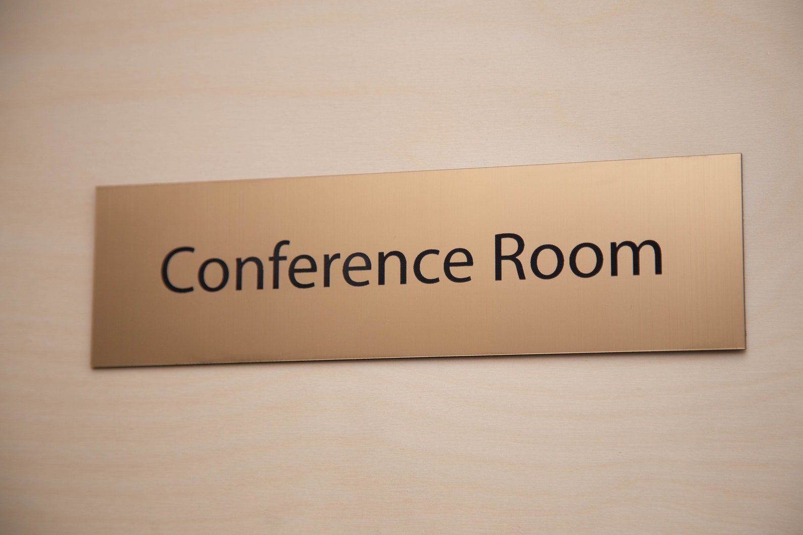 Custom Laser Engraved Acrylic Door Sign: Conference Room Plaque - Etsy