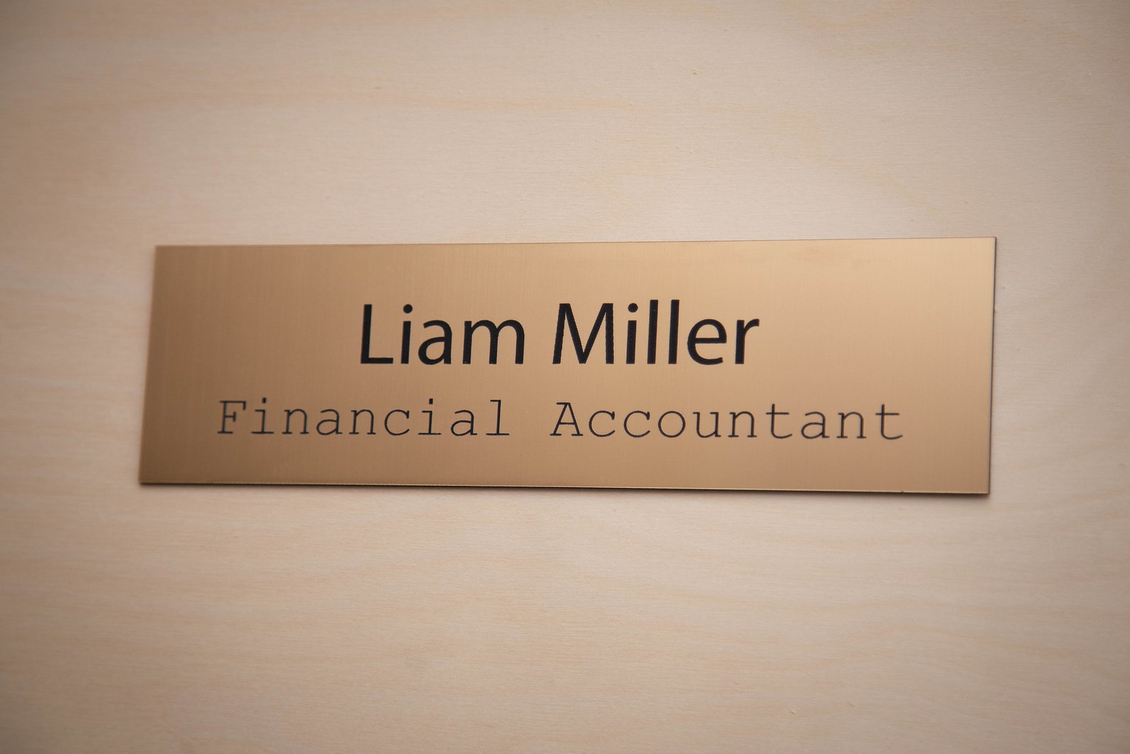 Custom Door Plaque Business Emblem. Golden Sign Custom Laser | Etsy