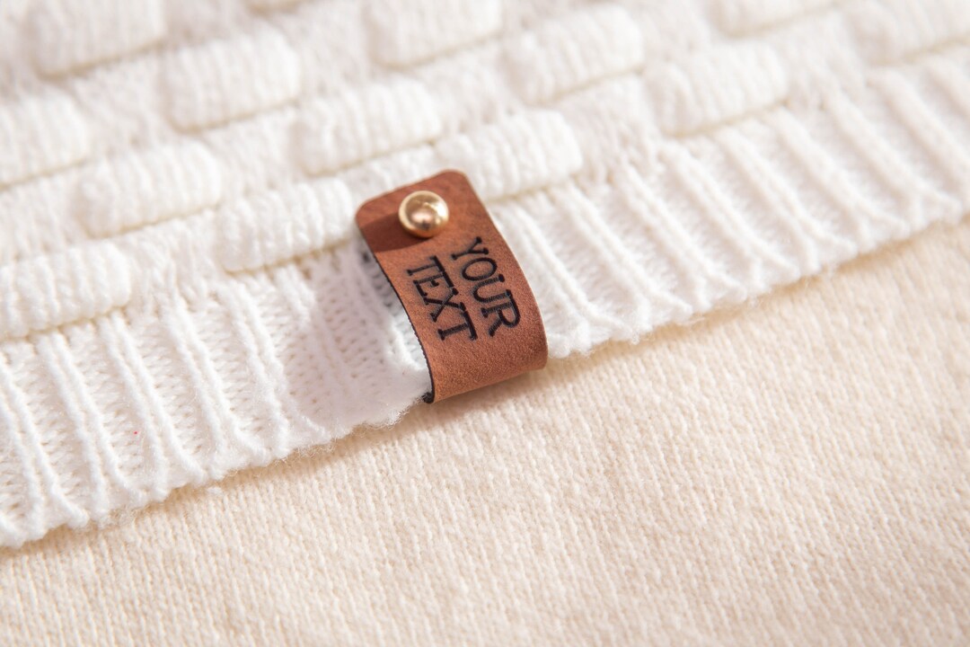 Beautiful Custom Rivet Labels, Product Tags . Knitting Tag, Knitting ...