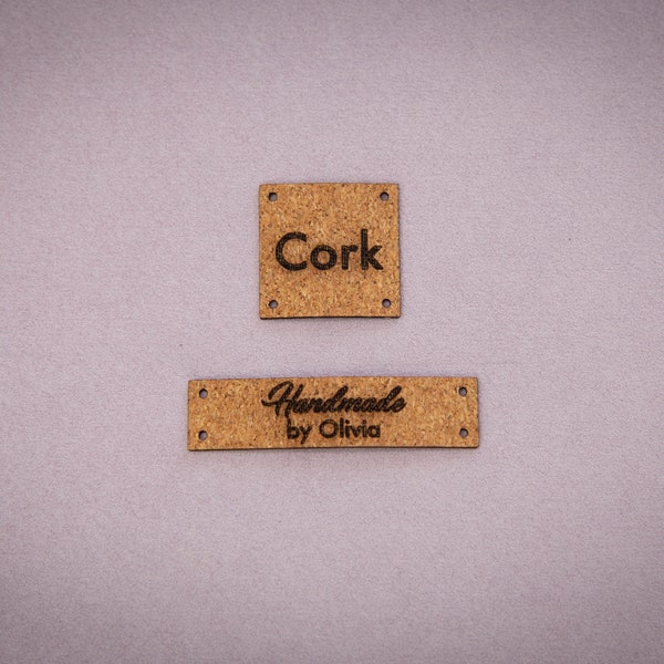 Black Cork Labels - Etsy