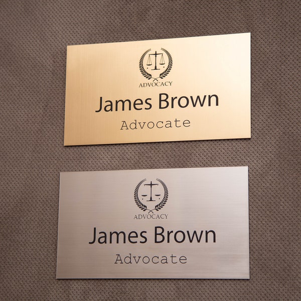 Custom Business Door Plaque - Etsy
