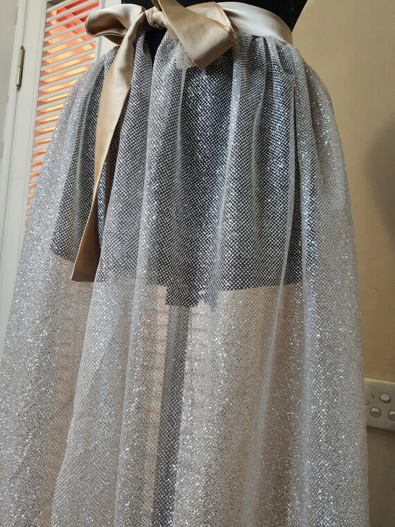Overskirt Glitter Transparent Skirt Skirt for Wedding Dress | Etsy