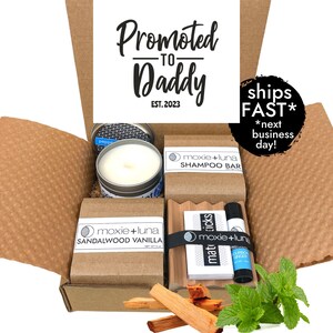 New Dad Gift Basket | Promoted to Daddy | Personalized Gift | Pregnancy ...