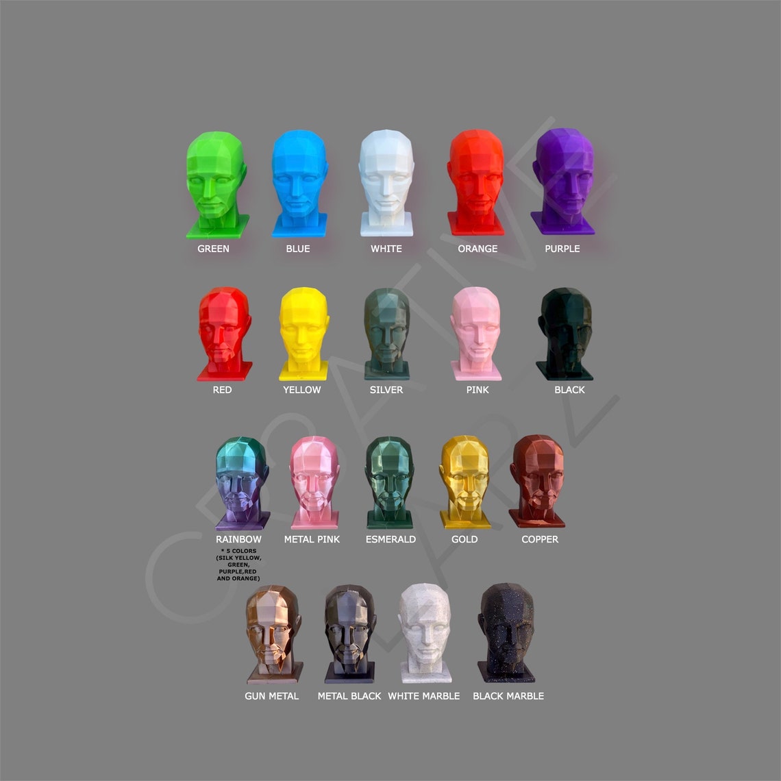 PLANAR HEAD 12 30.48cm Learn the Art of Drawing - Etsy