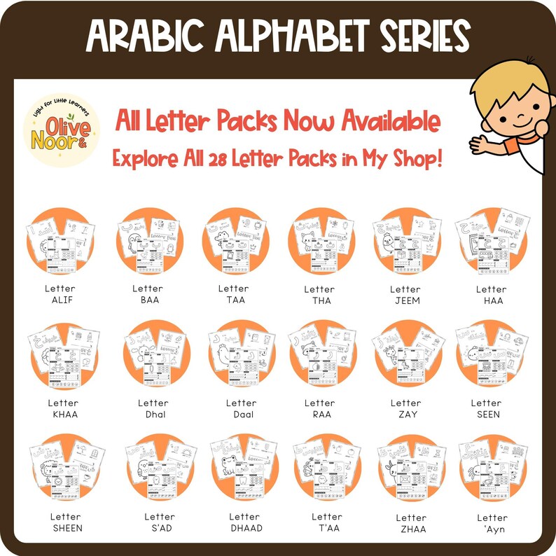Arabic Alphabet Cut and Paste Worksheets | Letter Positions Activity ...