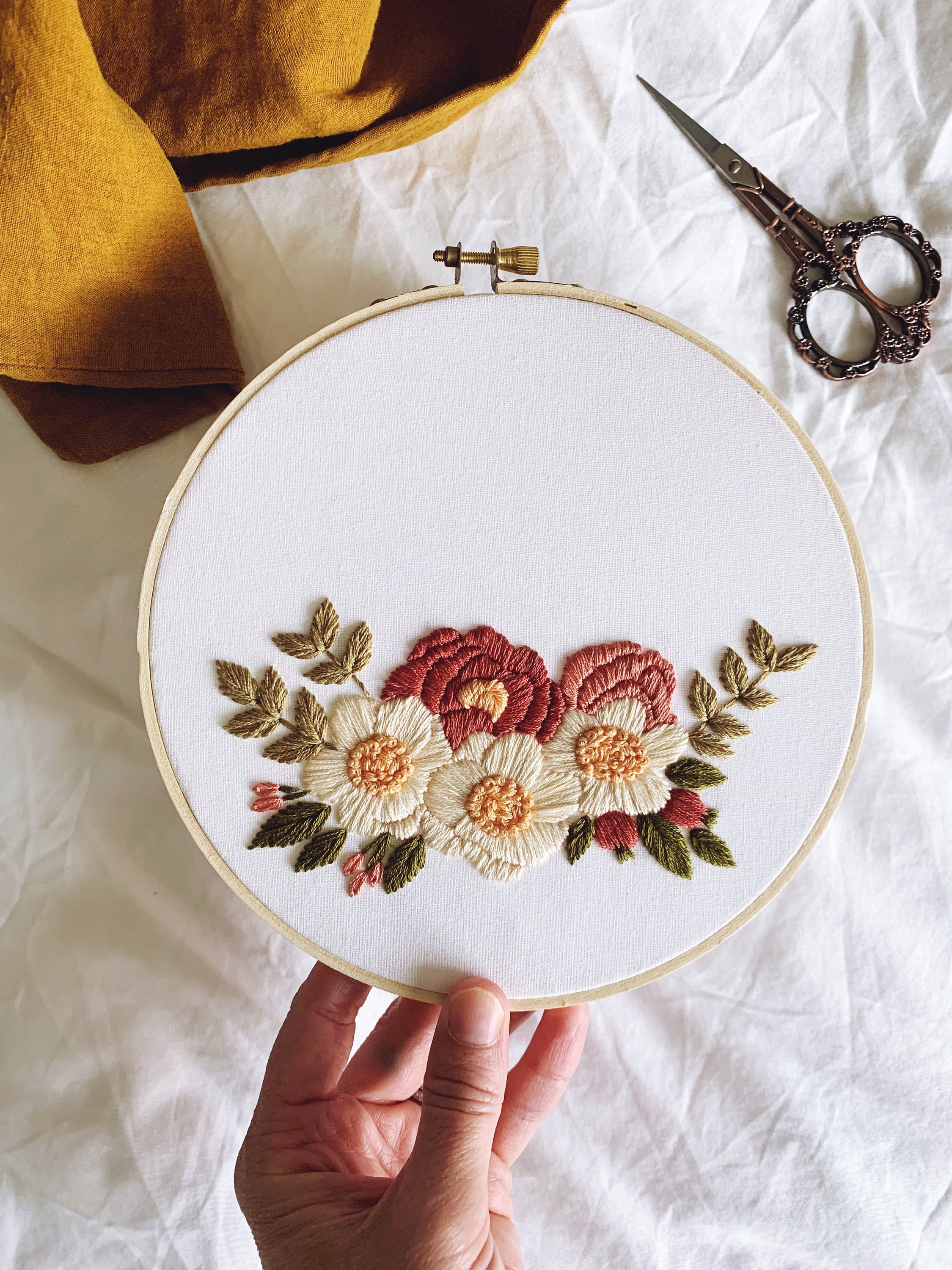 Floral embroidery designs store