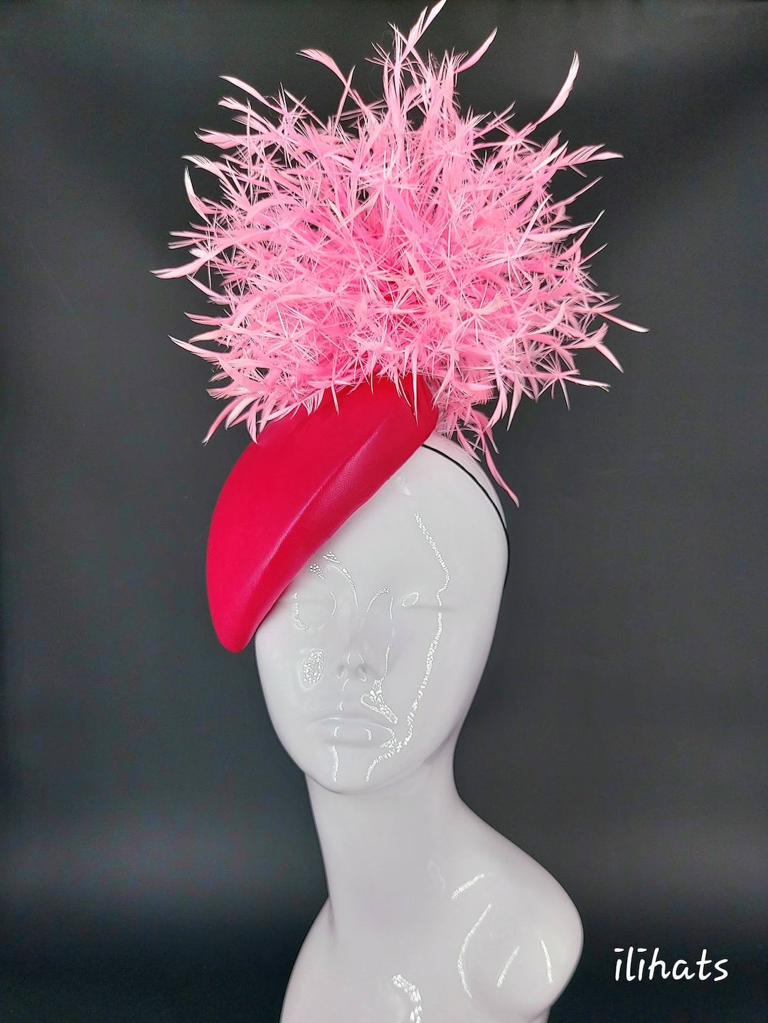 ANDREA Couture Hat Couture Fascinator Church Hat Kentucky Derby Hat ...