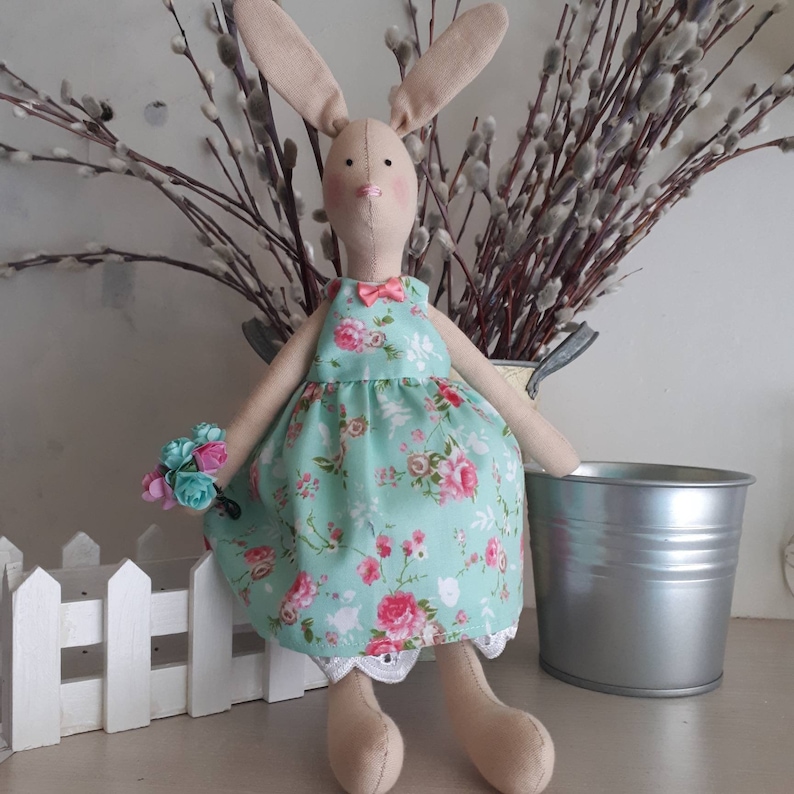 Rabbits in Removable Clothes_tilda Rabbit Toy_hare Plushie_mum - Etsy