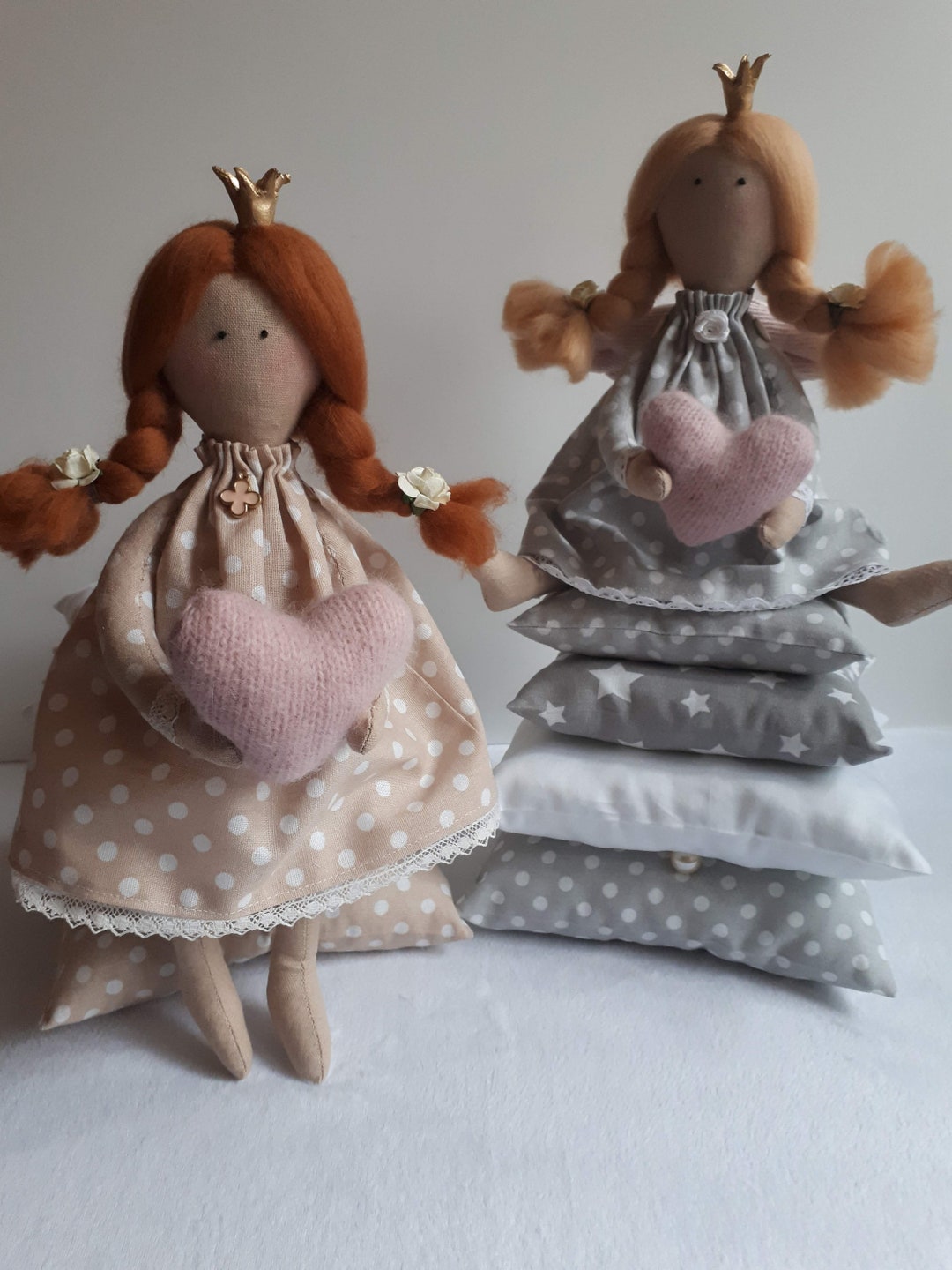 Принцесса Toy_girl Plushie_tilda девушка Doll_princess и Pea_cute Doll ...