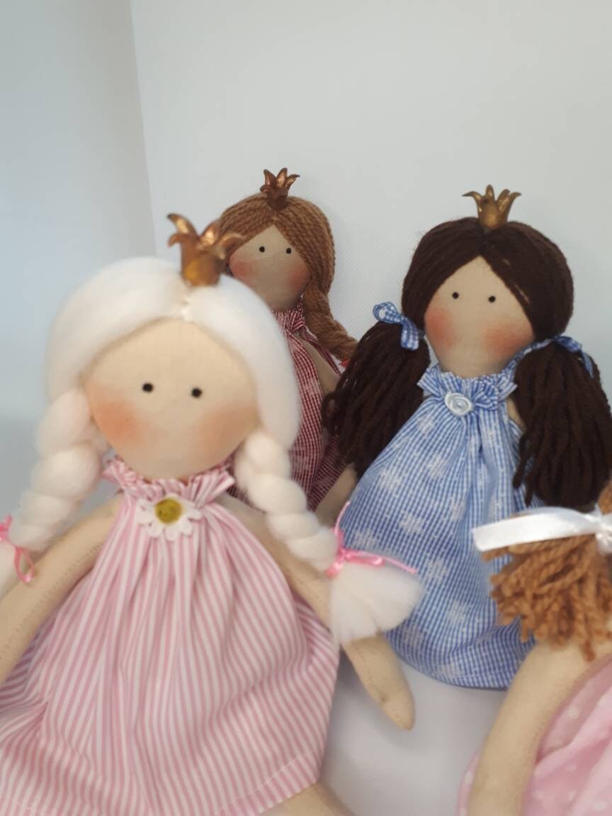 Принцесса Toy_girl Plushie_tilda девушка Doll_princess и Pea_cute Doll ...