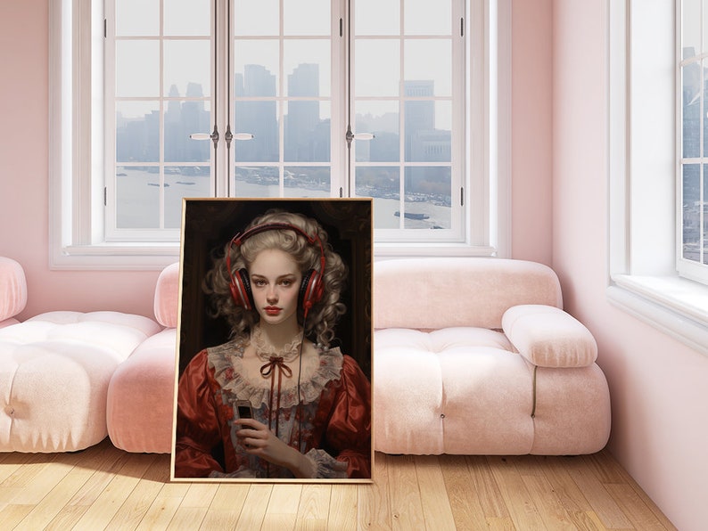 Printable Renaissance Girl Renaissance Poster Classic Art Print Digital ...
