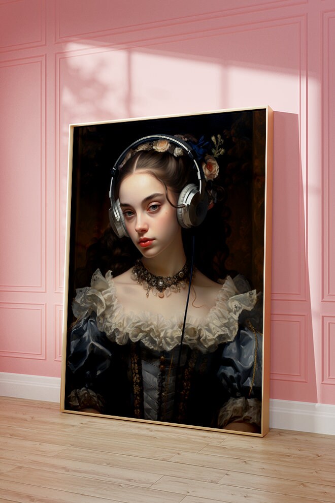 Printable Renaissance Girl Renaissance Poster Classic Art Print Digital ...