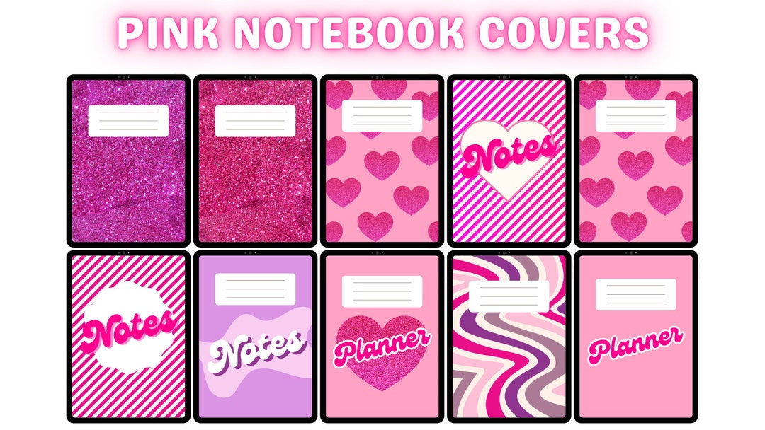 Pink Good Notes Covers | Aesthetic Covers | Digital Planner Cover ...