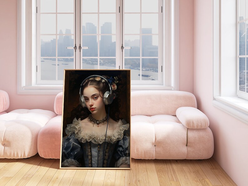 Printable Renaissance Girl Renaissance Poster Classic Art Print Digital ...
