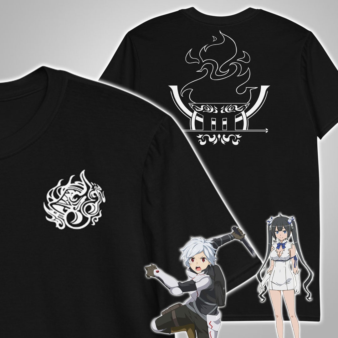 Hestia Familia Crest Emblem Front and Back T-shirt - Etsy