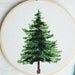 Pine Tree #P1259 Embroidery Cross Stitch Pattern Download | Stitching ...