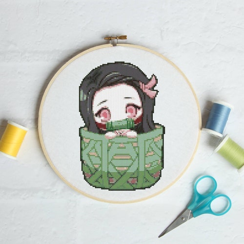 Anime Embroidery Cross Stitch Pattern - Etsy