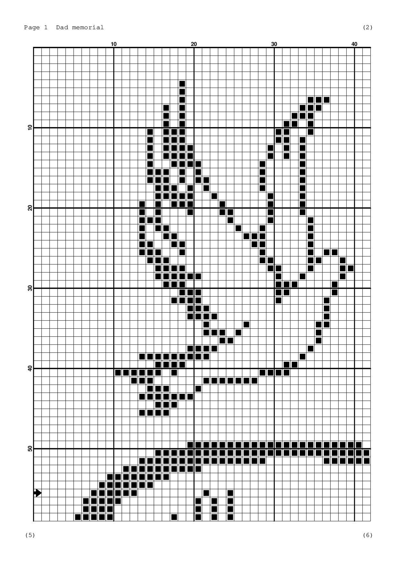 Dad Memorial P1049 Embroidery Cross Stitch Pattern Download - Etsy