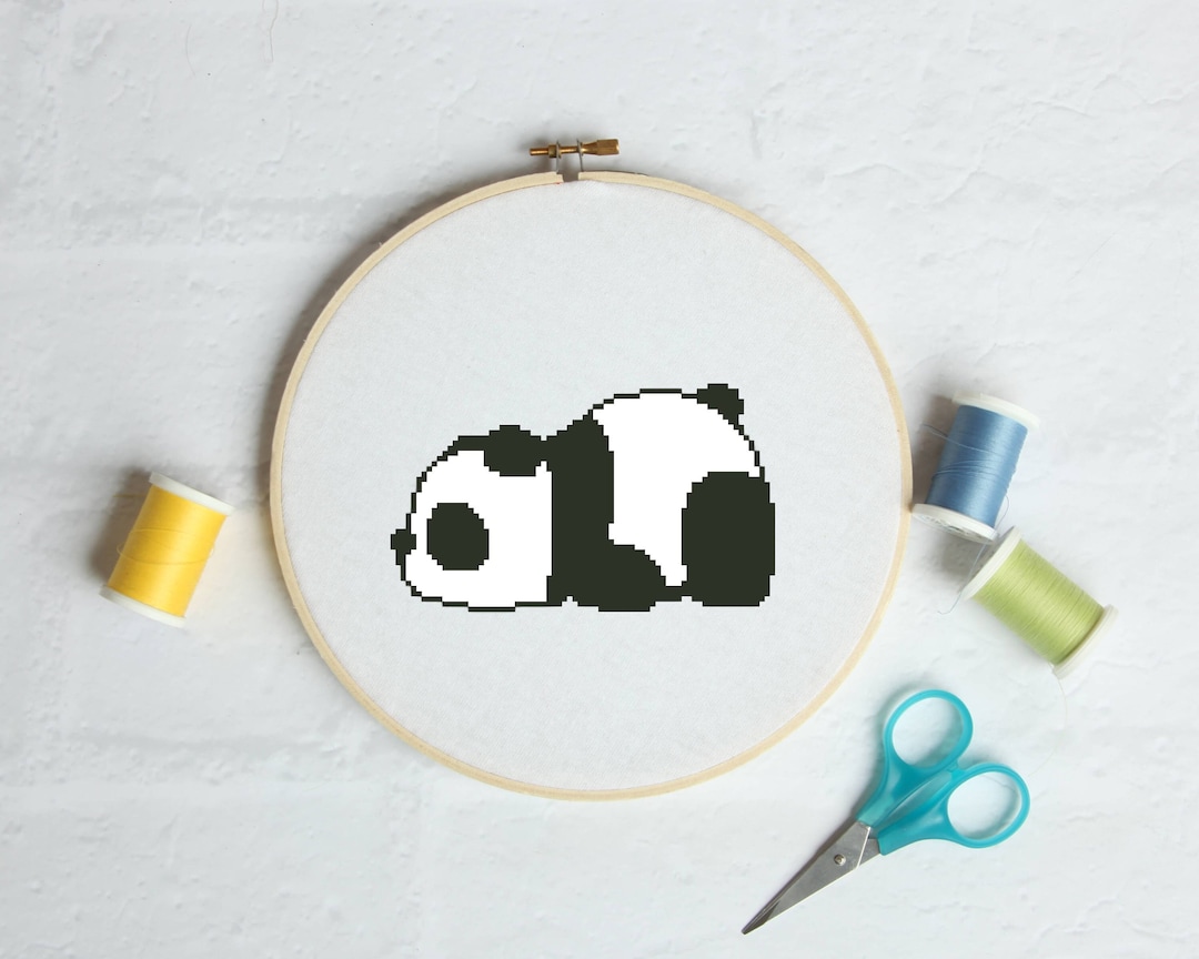 Little Panda P758 Embroidery Cross Stitch Pattern Download Stitching ...