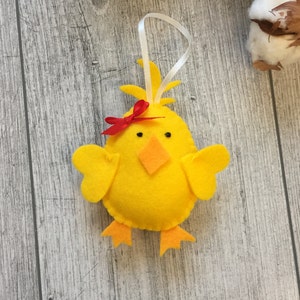 Easter Ornaments Set of 2 Felt Tree Decorations - Etsy