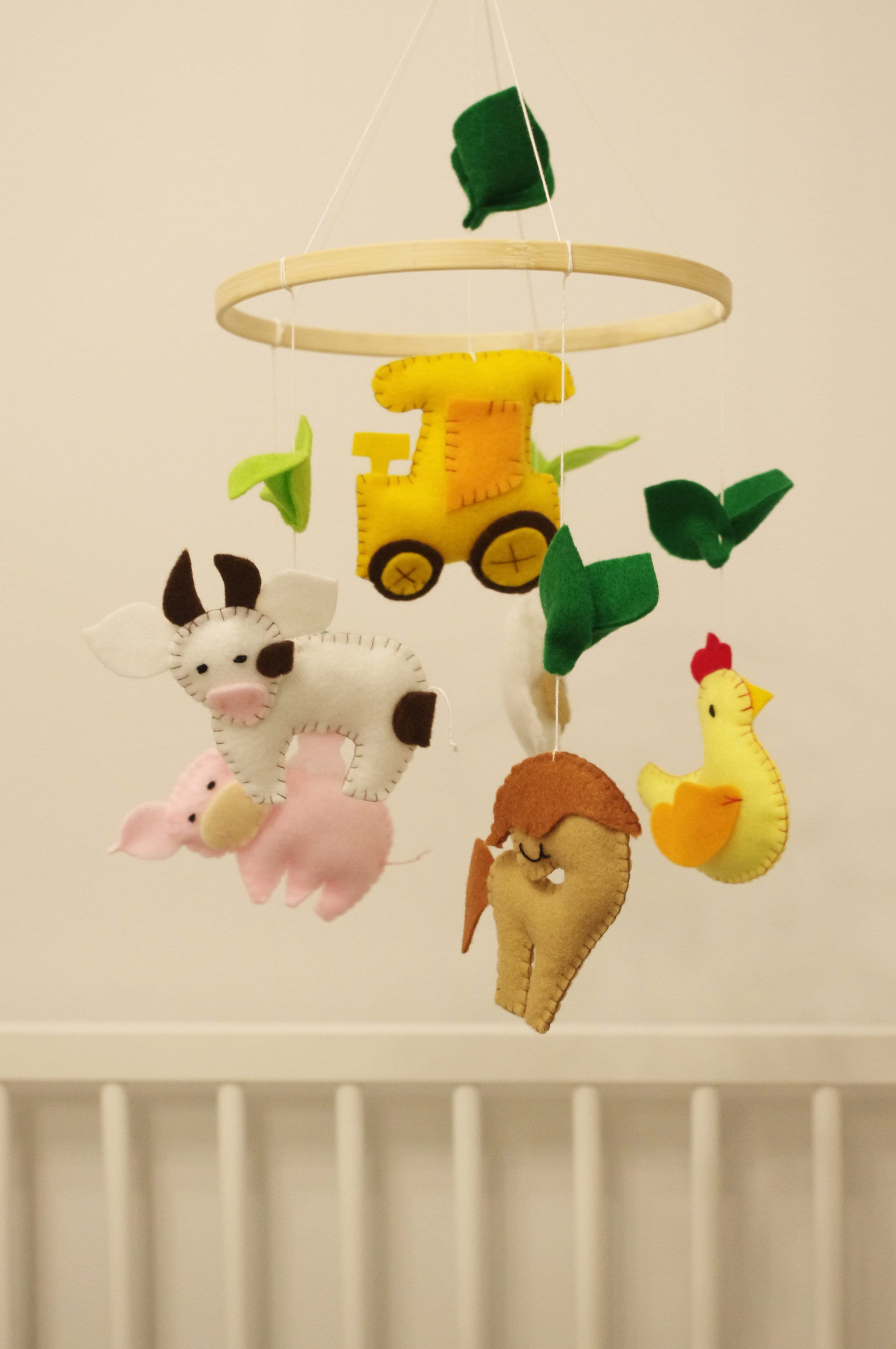Farm mobile Barnyard nursery Farm nursery decor Crib | Etsy