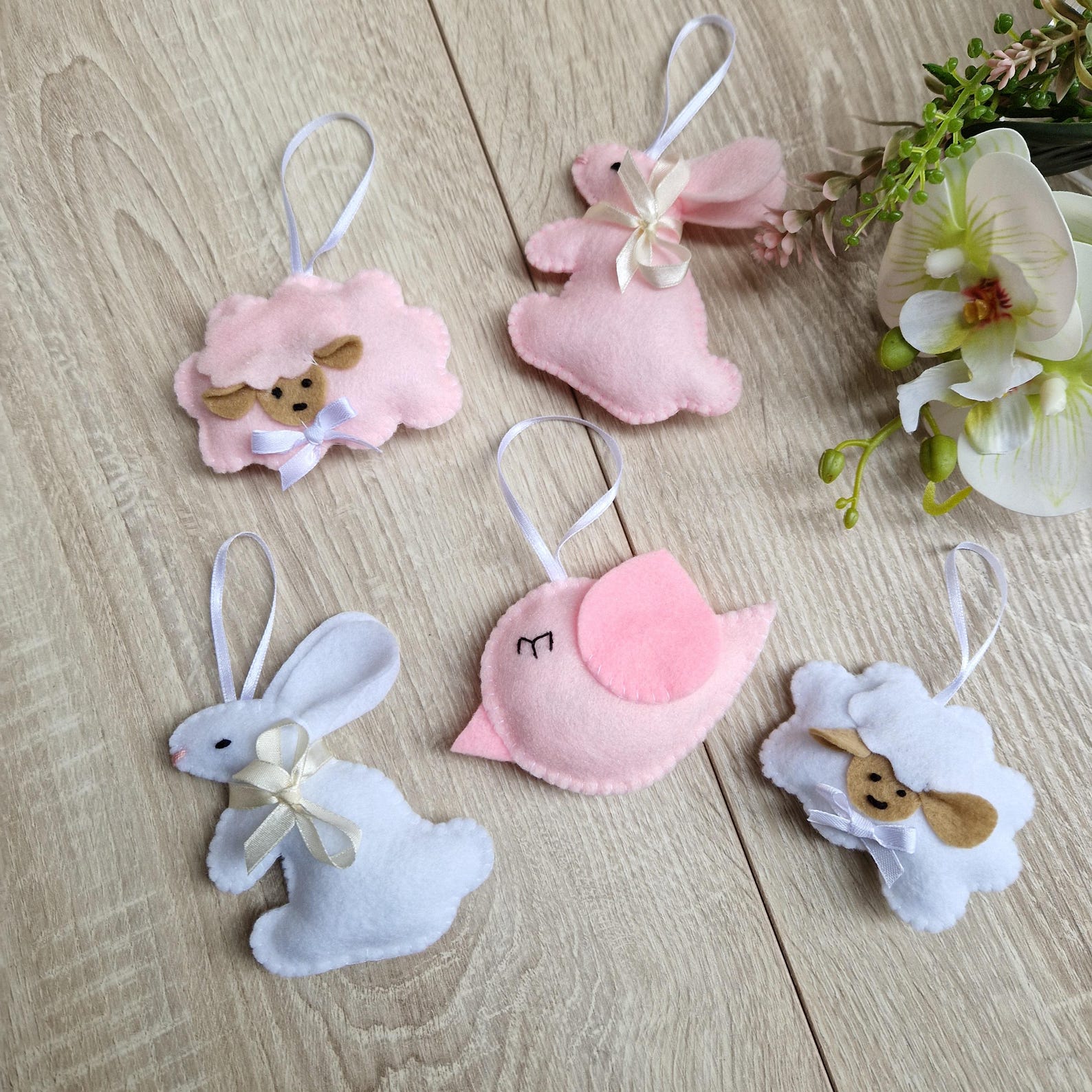 Spring Home Decor Easter Decorations Felt Easter Tree Ornaments ...