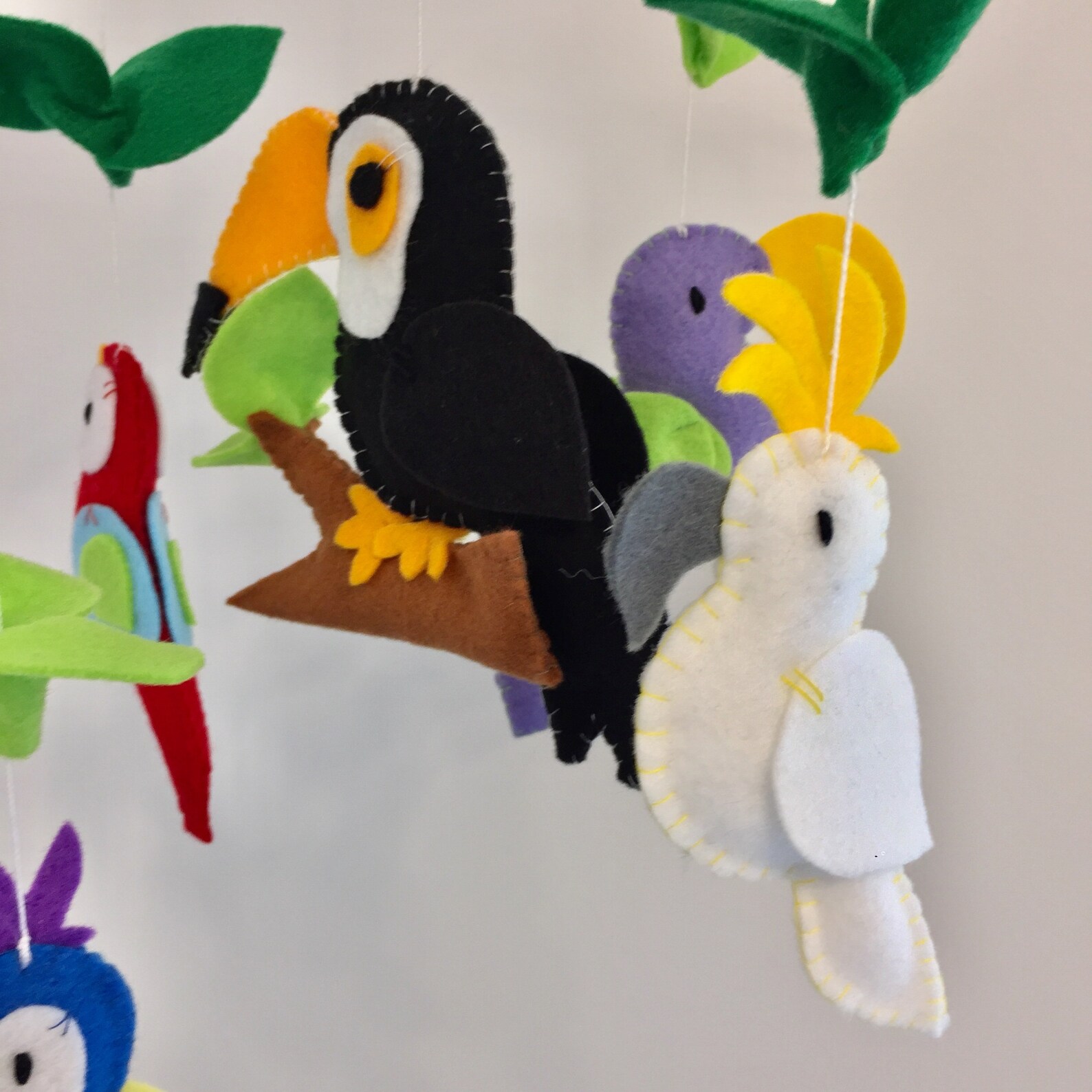 Toucan Mobile for Nursery Baby Mobile Gender Neutral Birds - Etsy