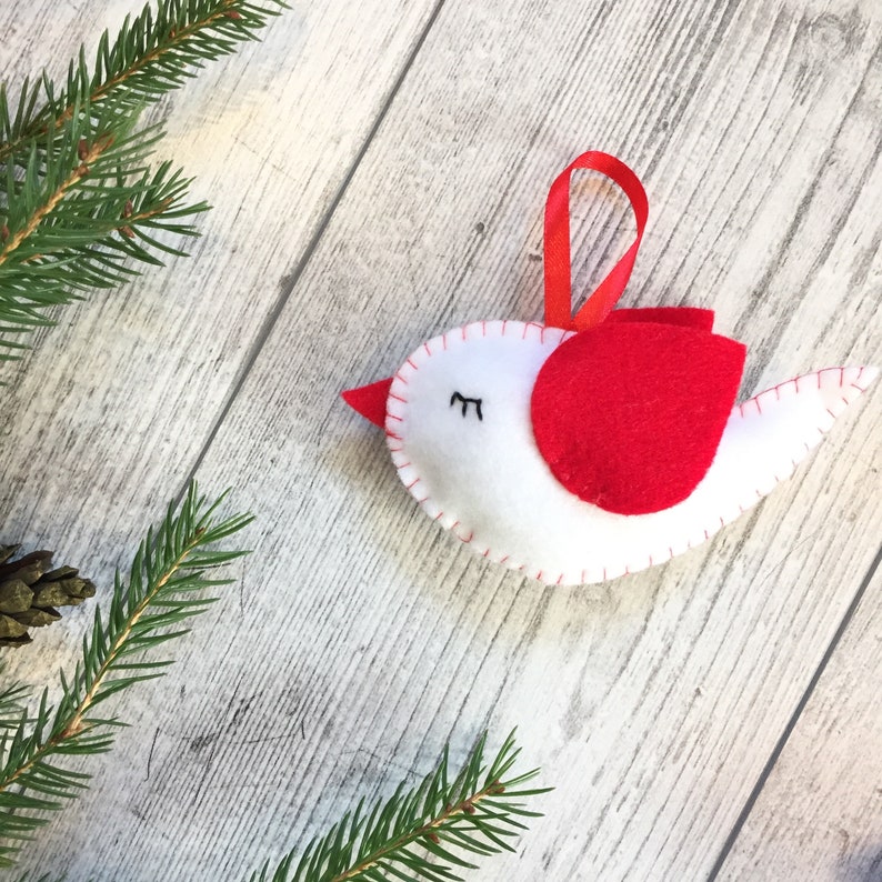 Felt Christmas Ornaments Set Christmas Decoration Set of 10 | Etsy