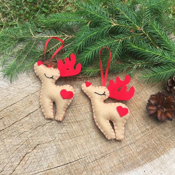 Felt Reindeer - Etsy