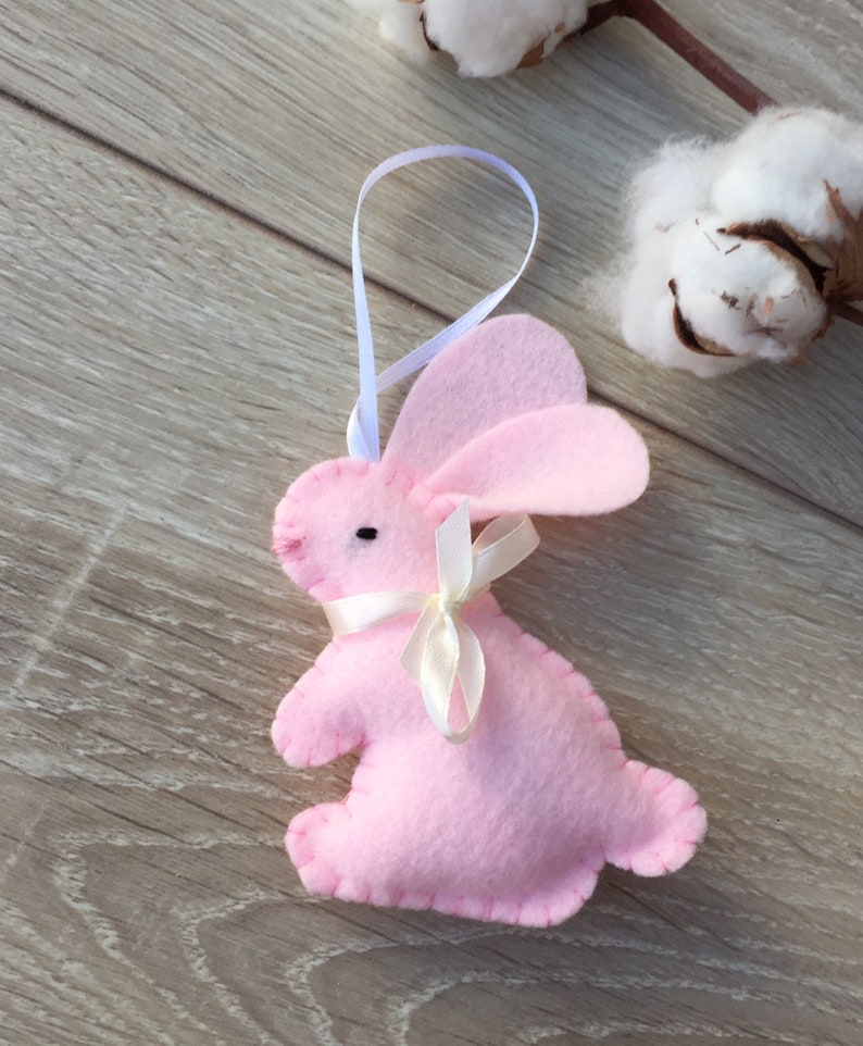 Felt Easter Bunny Ornament - Etsy