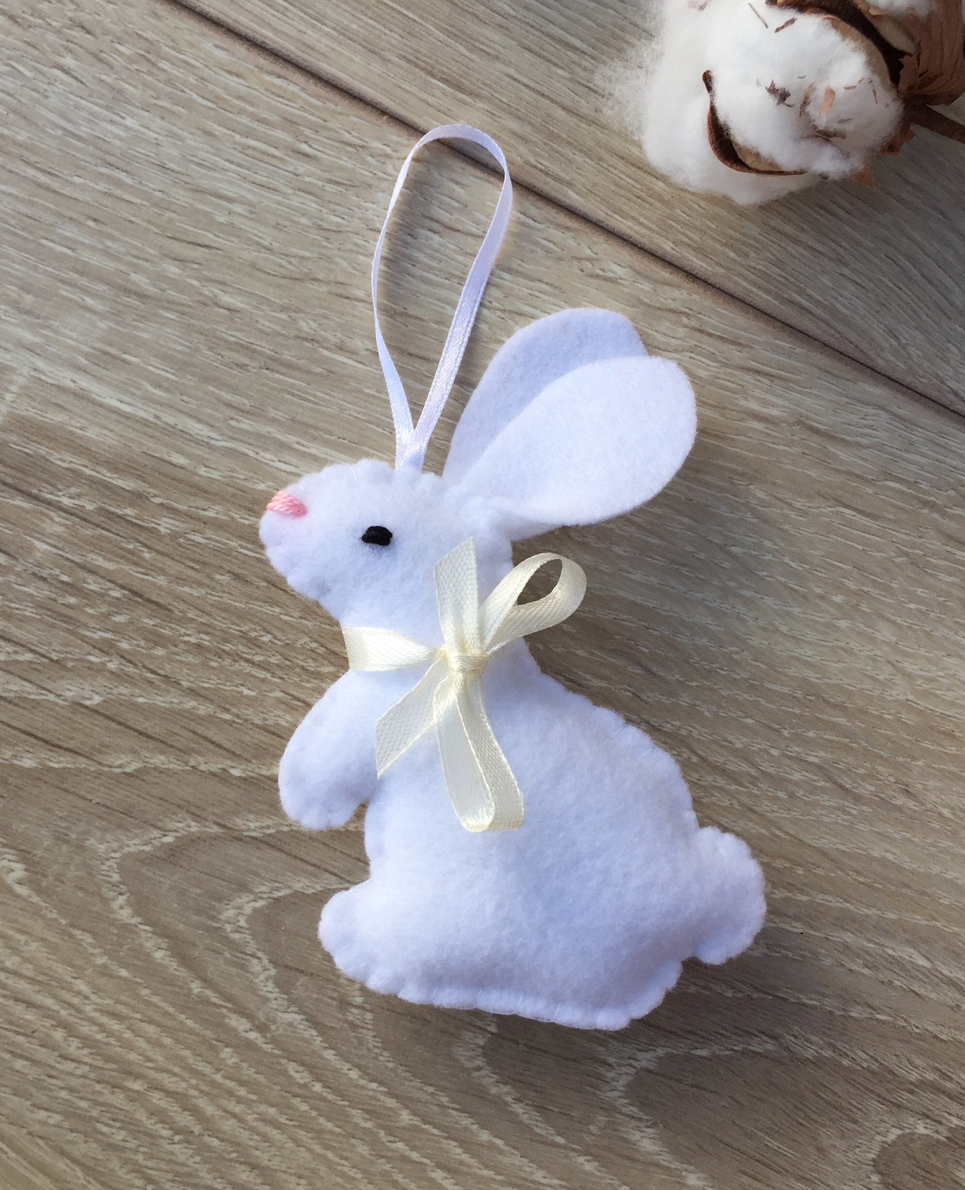 Easter Bunny Ornaments Felt Easter Decor for Home - Etsy