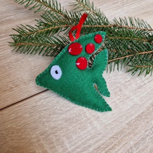 Felt Fish Ornament, Christmas Home Decor - Etsy