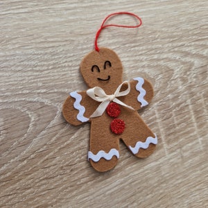 Gingerbread Boy and Girl Ornaments Set of 2 Gingerbread Decor - Etsy