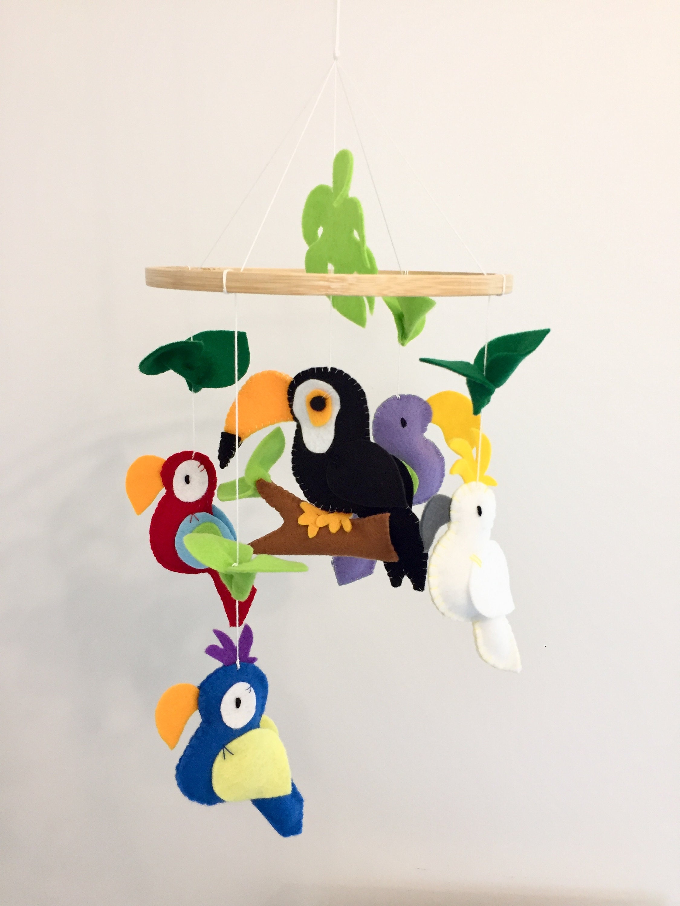 Toucan Mobile for Nursery Baby Mobile Gender Neutral Birds - Etsy