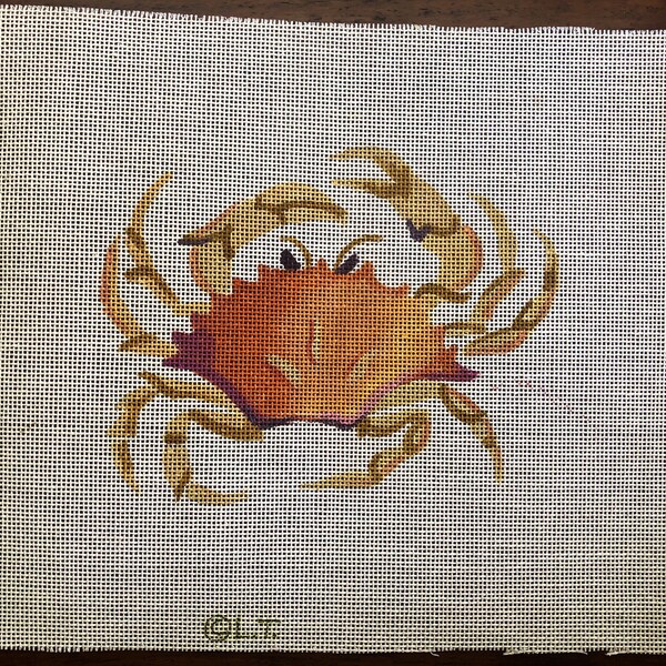 Crab Needlepoint Canvas - Etsy