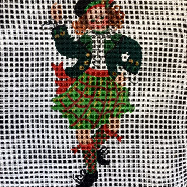 Needlepoint Girl - Etsy