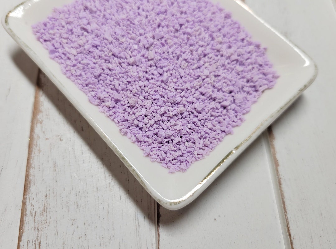FAKE Light Purple Clay Crumble - Clay Crumbs - Clay Flakes - Clay ...