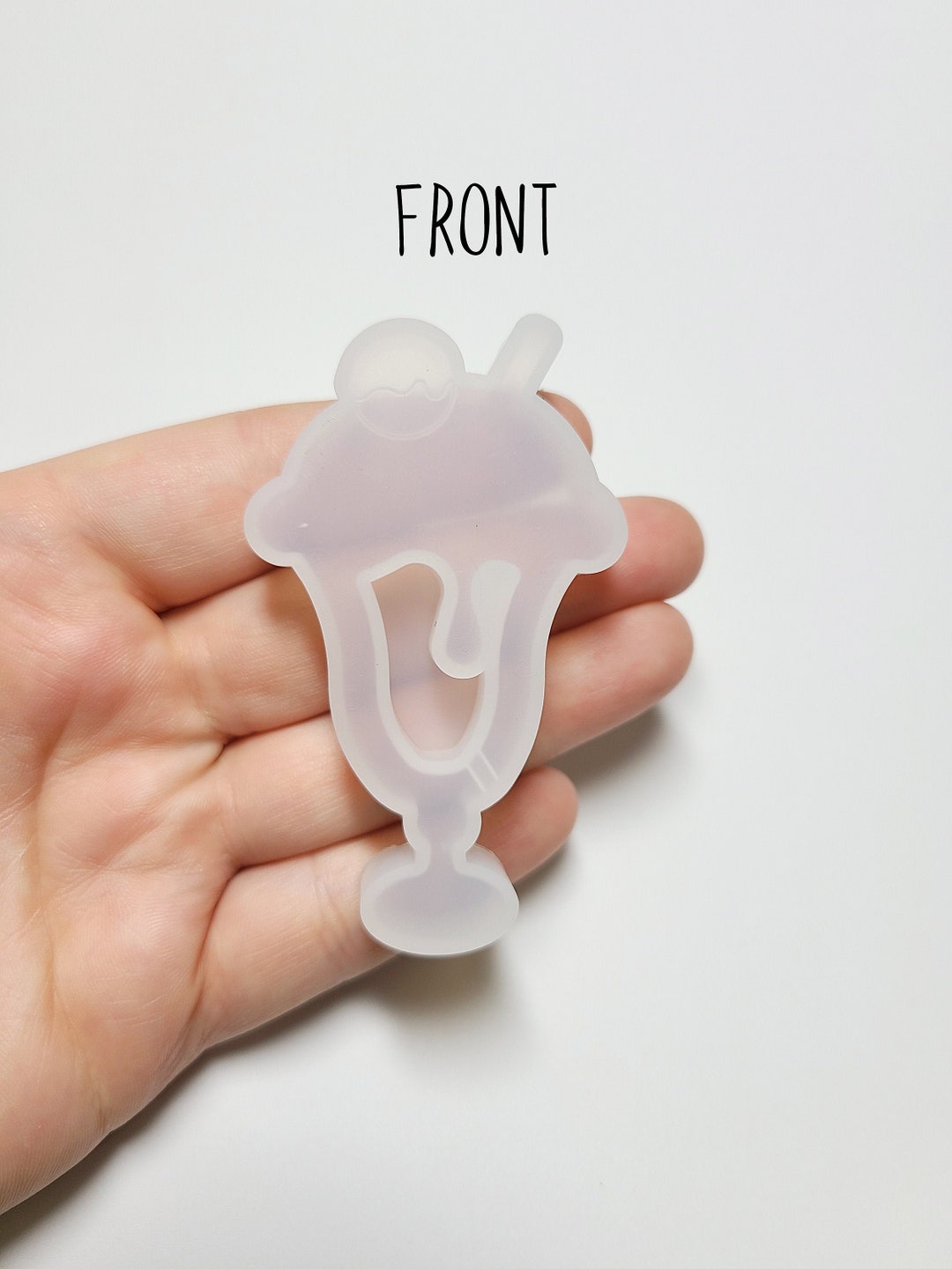 Ice Cream Sundae Shaker Mold - Silicone Mold - Cabochon Mold - Etsy