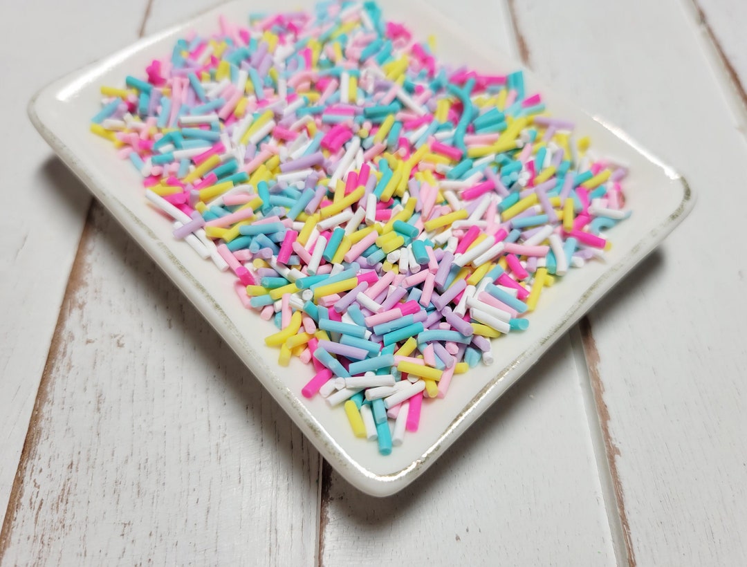 FAKE Lil' Bo Peep Polymer Clay Sprinkles - Fake Sprinkles - Fake Food ...
