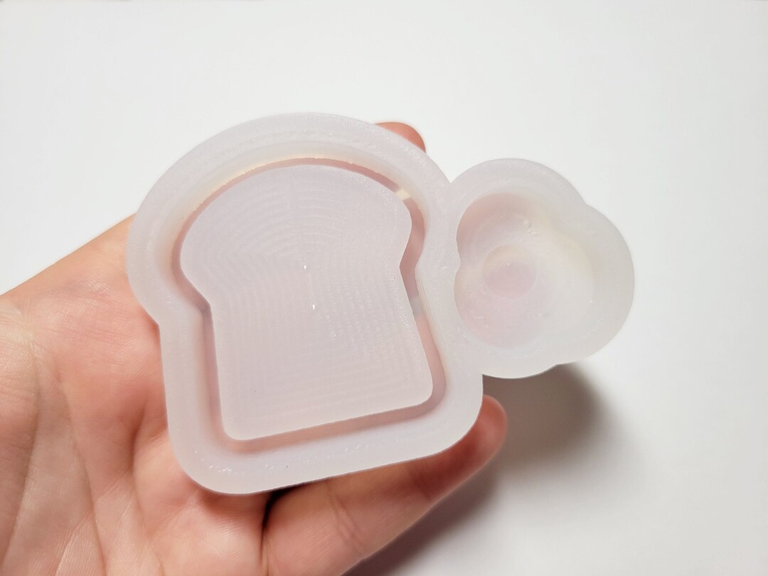 Toast and Egg Mold - Silicone Mold - Cabochon Mold - Etsy