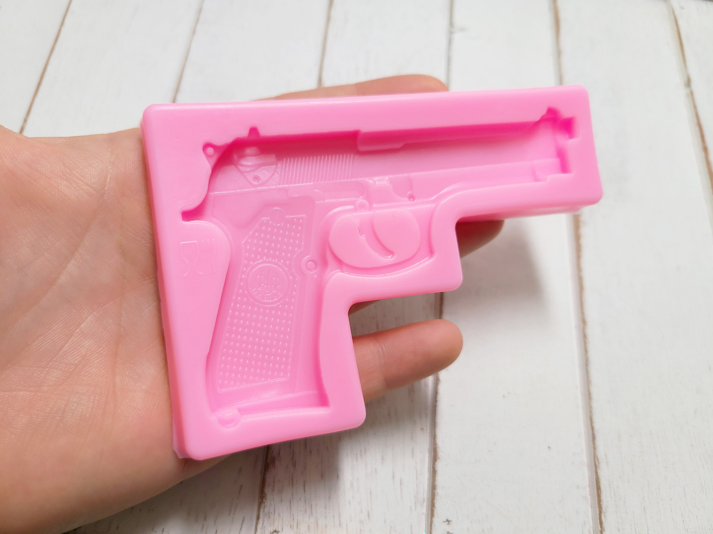 Handgun Silicone Mold Silicone Mold Cabochon Mold | Etsy