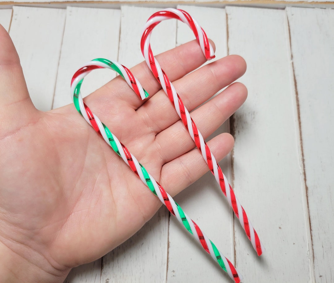 Large Candy Canes - Fake Candy Cane - Faux Food - Fake Food - Resin ...
