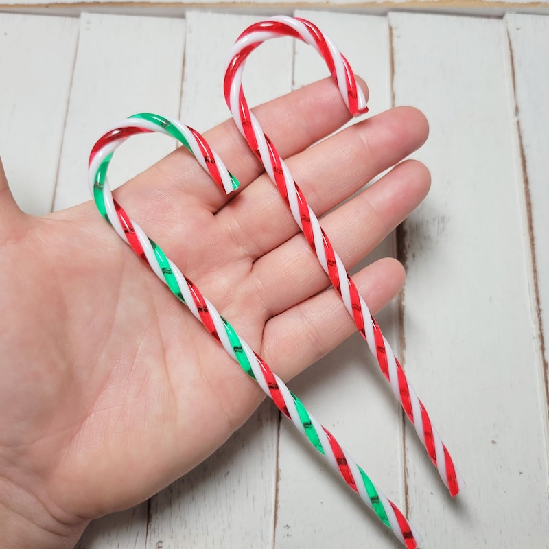 Large Faux Candy Canes - Etsy