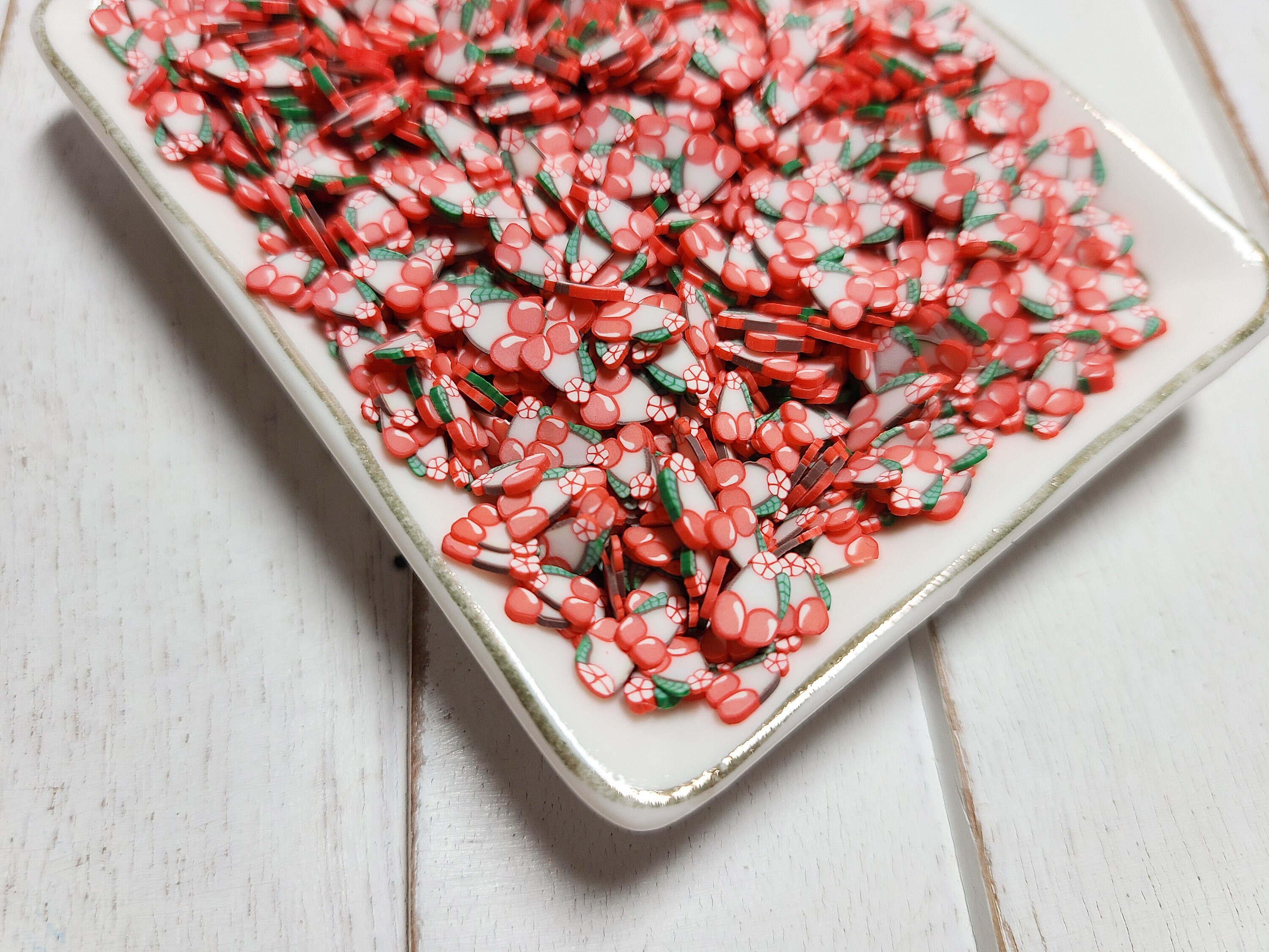 FAKE Cherry Sprinkles Fake Sprinkles Fake Food Clay - Etsy