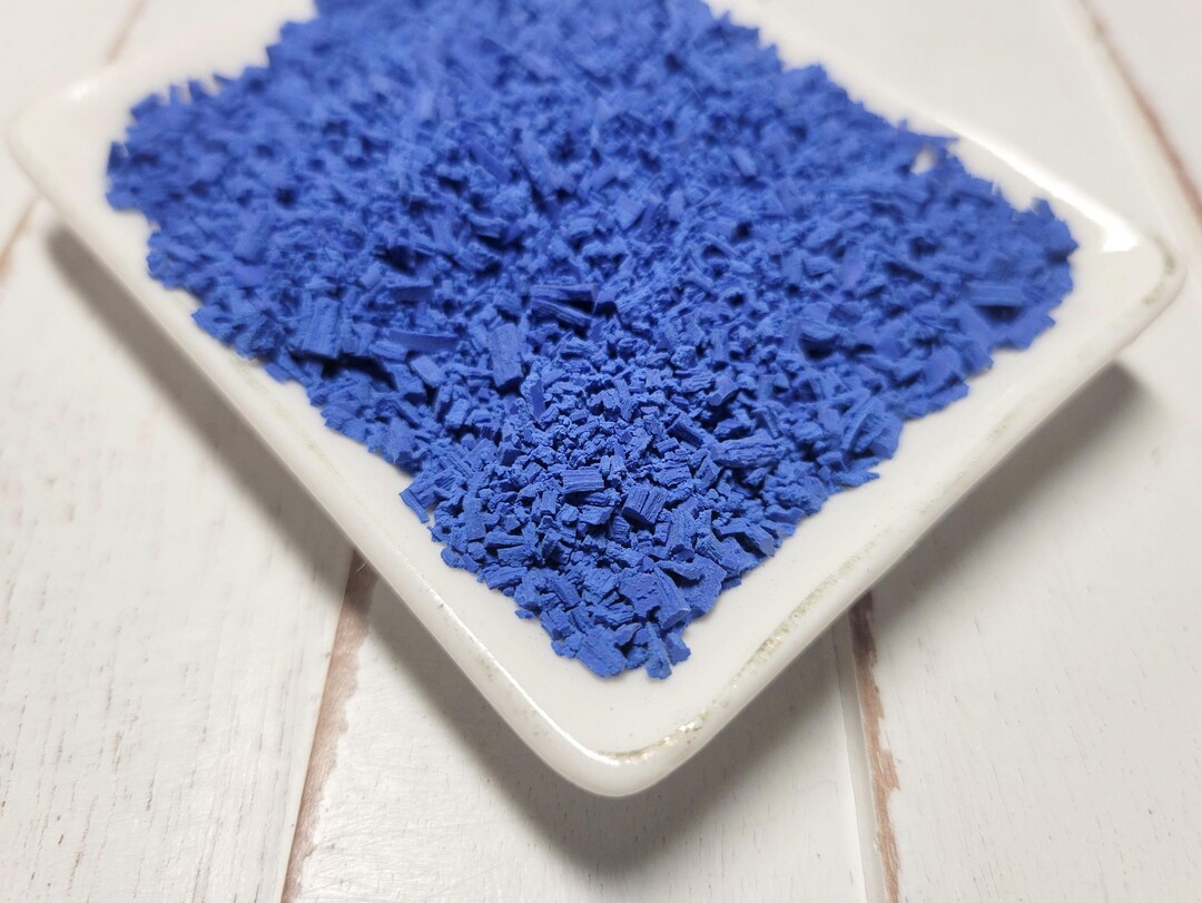 FAKE Dark Blue Clay Crumble - Clay Crumbs - Clay Flakes - Clay Shavings ...