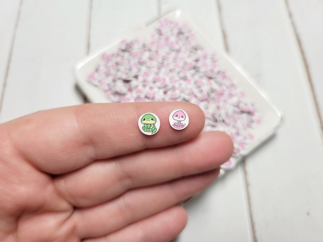 FAKE Kawaii Snake Sprinkles - Fake Sprinkles - Fake Food - Clay ...